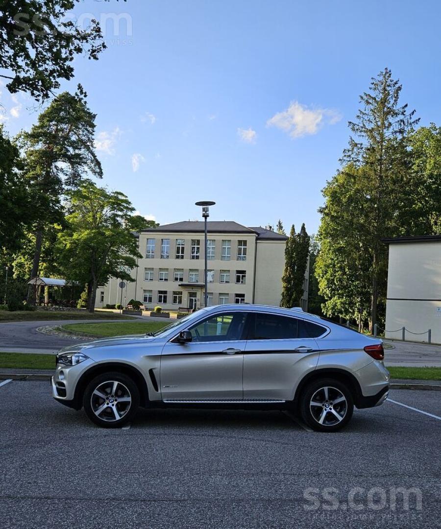 Pelēks BMW X6 2015 Rīga, ar dzinēja tilpumu 3.00 L un nobraukumu 133 tūkst. km par 23900 €, foto 5 vietnē AUTOMOTO.COM.LV