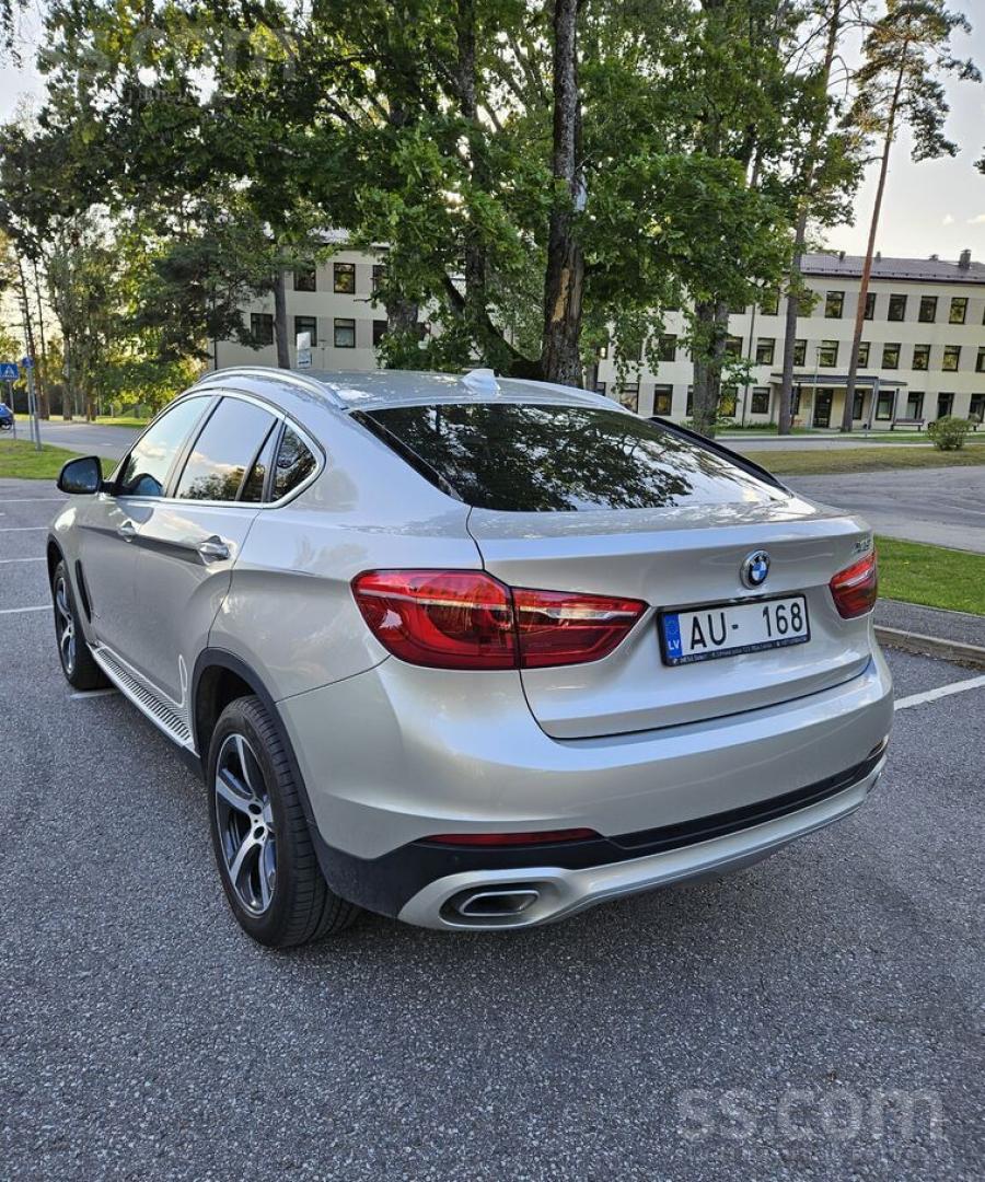 Pelēks BMW X6 2015 Rīga, ar dzinēja tilpumu 3.00 L un nobraukumu 133 tūkst. km par 23900 €, foto 8 vietnē AUTOMOTO.COM.LV