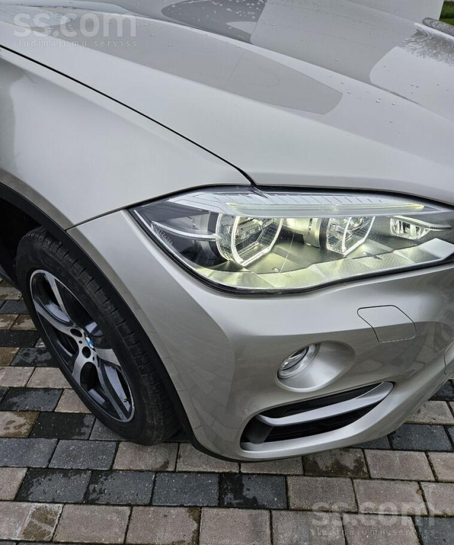 Pelēks BMW X6 2015 Rīga, ar dzinēja tilpumu 3.00 L un nobraukumu 133 tūkst. km par 23900 €, foto 14 vietnē AUTOMOTO.COM.LV
