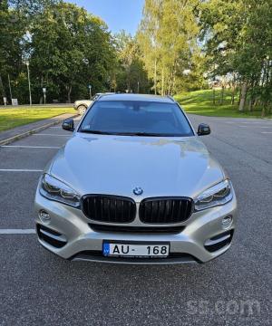 Pelēks BMW X6 2015 Rīga, ar dzinēja tilpumu 3.00 L un nobraukumu 133 tūkst. km par 23900 €, foto 17 vietnē AUTOMOTO.COM.LV