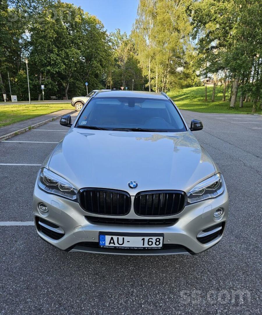 Pelēks BMW X6 2015 Rīga, ar dzinēja tilpumu 3.00 L un nobraukumu 133 tūkst. km par 23900 €, foto 17 vietnē AUTOMOTO.COM.LV