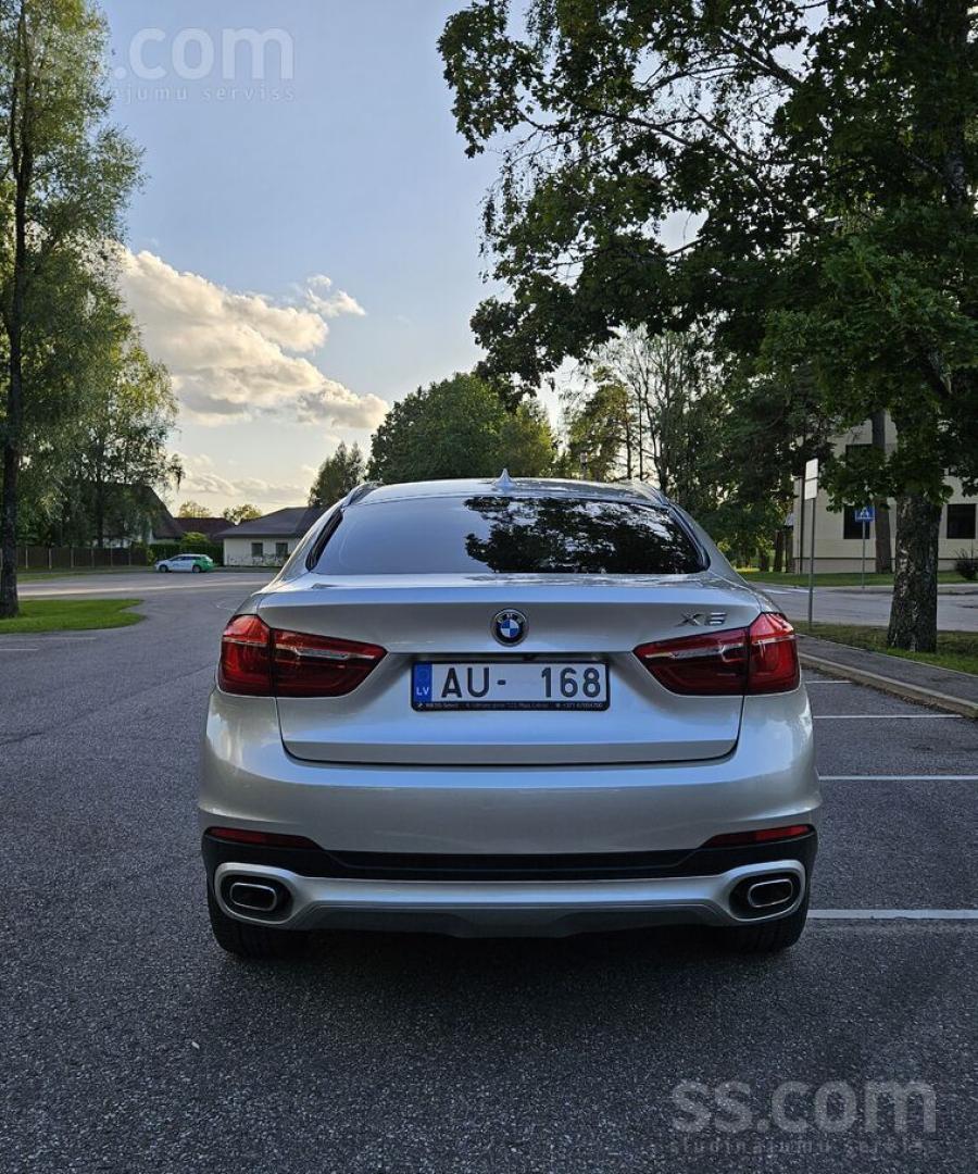 Pelēks BMW X6 2015 Rīga, ar dzinēja tilpumu 3.00 L un nobraukumu 133 tūkst. km par 23900 €, foto 24 vietnē AUTOMOTO.COM.LV