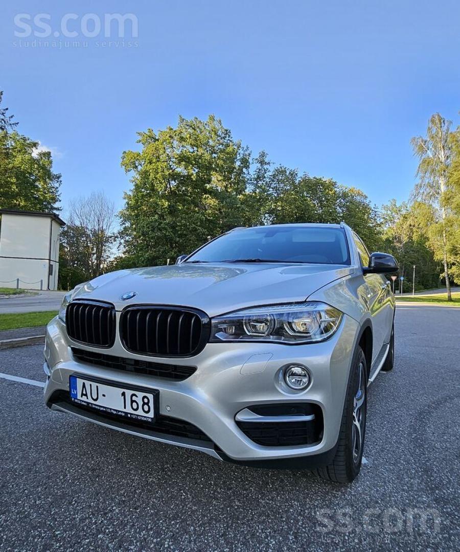 Pelēks BMW X6 2015 Rīga, ar dzinēja tilpumu 3.00 L un nobraukumu 133 tūkst. km par 23900 €, foto 32 vietnē AUTOMOTO.COM.LV