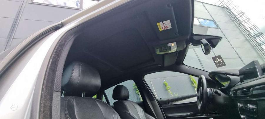 Grey BMW X6 2015 in Vilnius, with an engine capacity of 2.99 L and mileage of 229 thousand km for 19950 €, photo 15 on AUTOMOTO.COM.LV