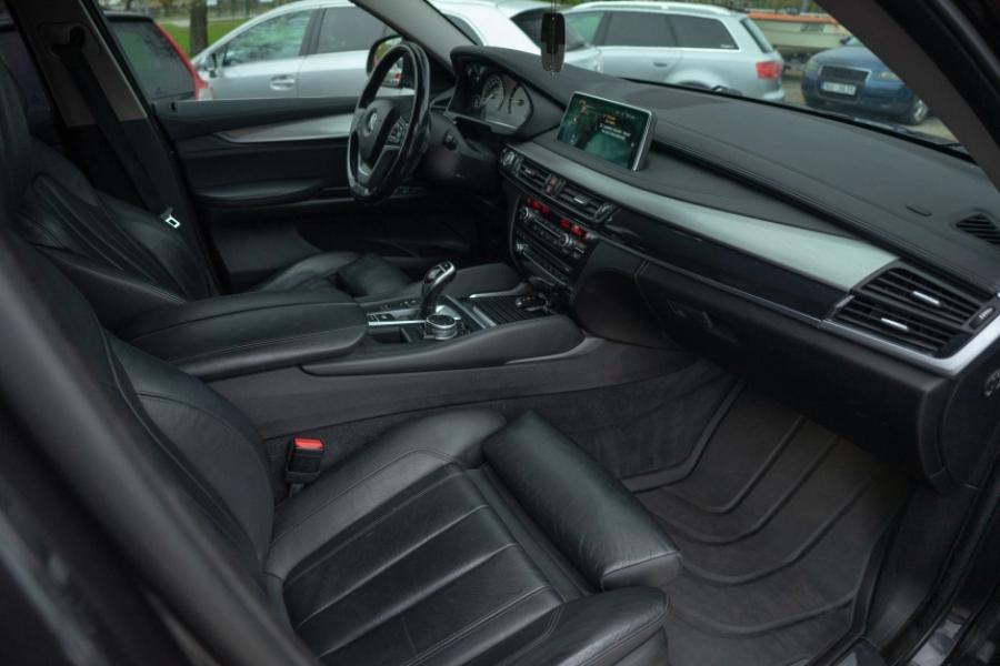 Grey BMW X6 2015 in Riga, with an engine capacity of 3.00 L and mileage of 199 thousand km for 23000 €, photo 14 on AUTOMOTO.COM.LV