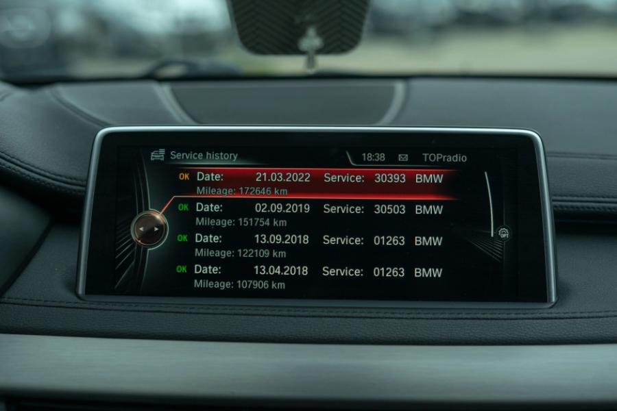 Grey BMW X6 2015 in Riga, with an engine capacity of 3.00 L and mileage of 199 thousand km for 23000 €, photo 37 on AUTOMOTO.COM.LV