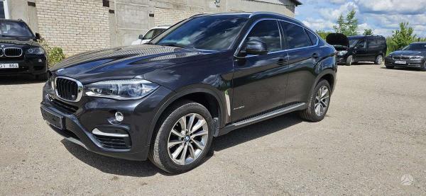 Pelēks BMW X6 2015 Ukmergė, ar dzinēja tilpumu 2.99 L un nobraukumu 147 tūkst. km par 13400 €, foto 3 vietnē AUTOMOTO.COM.LV