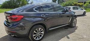 Pelēks BMW X6 2015 Ukmergė, ar dzinēja tilpumu 2.99 L un nobraukumu 147 tūkst. km par 13400 €, foto 8 vietnē AUTOMOTO.COM.LV