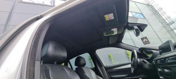 Grey BMW X6 2015 in Vilnius, with an engine capacity of 2.99 L and mileage of 230 thousand km for 19950 €, photo 10 on AUTOMOTO.COM.LV