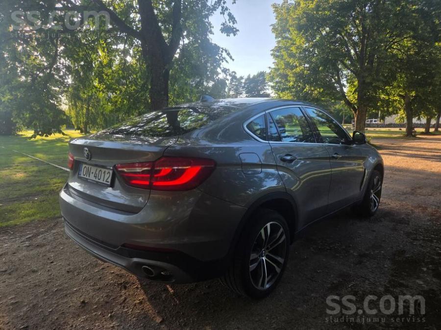 Pelēks BMW X6 2015 Rīga, ar dzinēja tilpumu 3.00 L un nobraukumu 389 tūkst. km par 16335 €, foto 6 vietnē AUTOMOTO.COM.LV