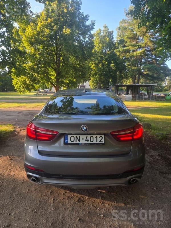 Серый БМВ Х6 2015 в Рига, объемом двигателя 3.00 л и пробегом 389 тыс. км за 16335 €, фото 6 на AUTOMOTO.COM.LV