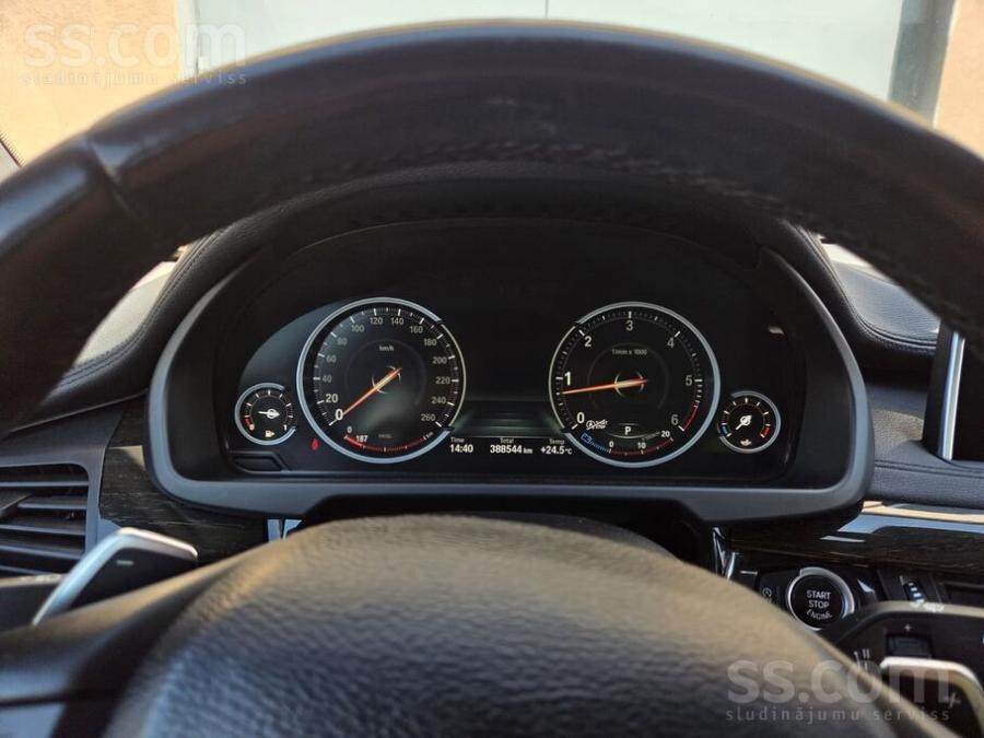 Pelēks BMW X6 2015 Rīga, ar dzinēja tilpumu 3.00 L un nobraukumu 389 tūkst. km par 16335 €, foto 8 vietnē AUTOMOTO.COM.LV