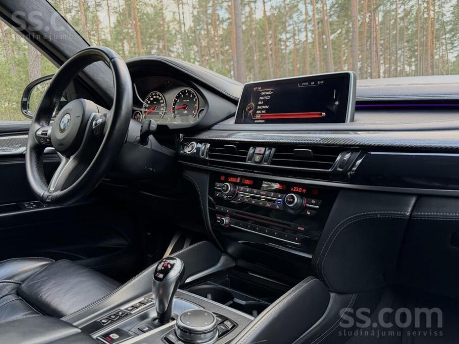 Серый БМВ Х6 2015 в Рига, объемом двигателя 4.40 л и пробегом 181 тыс. км за 20990 €, фото 14 на AUTOMOTO.COM.LV