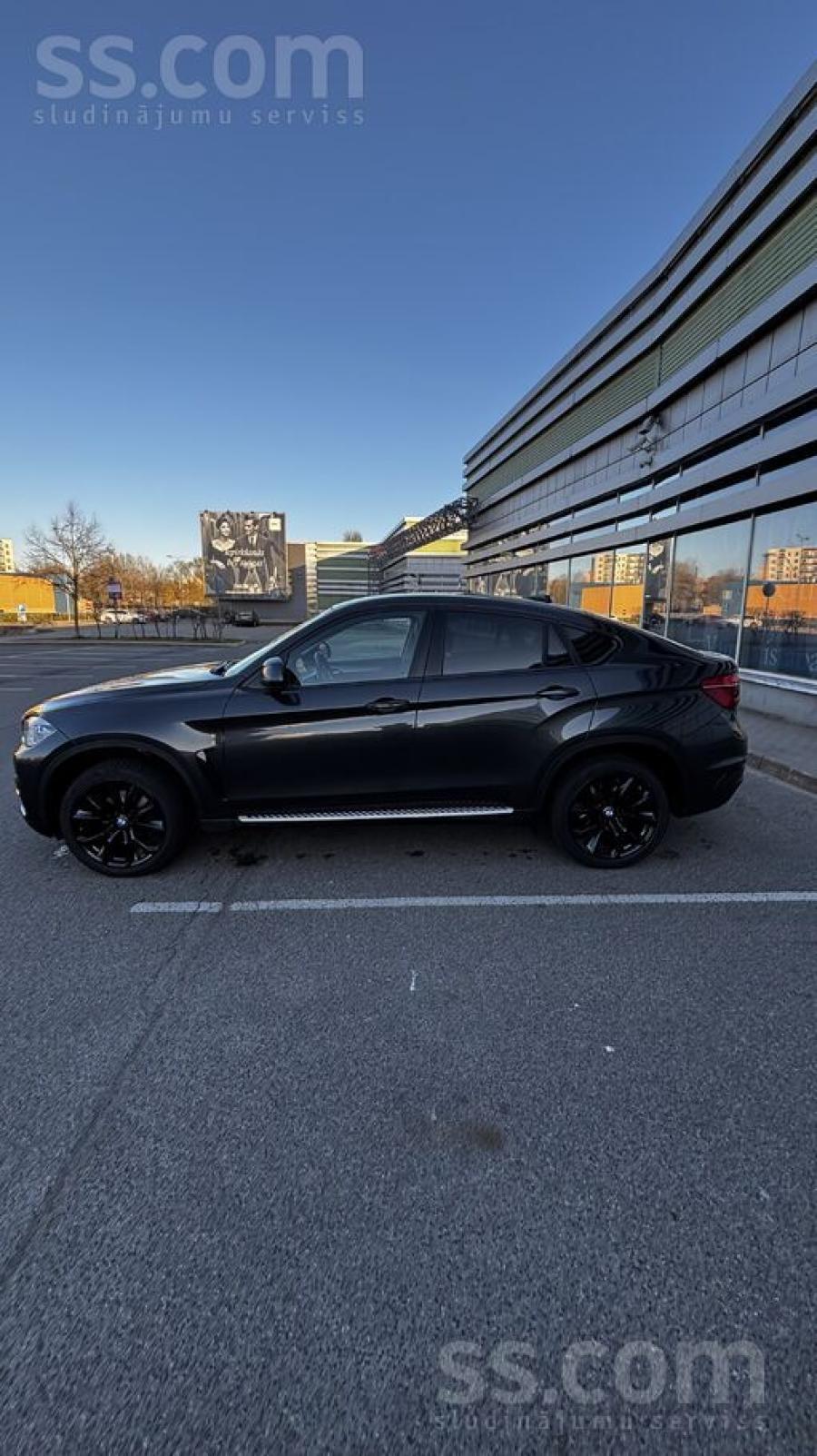 Pelēks BMW X6 2015 Rīga, ar dzinēja tilpumu 3.00 L un nobraukumu 250 tūkst. km par 21700 €, foto 4 vietnē AUTOMOTO.COM.LV