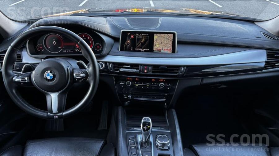 Pelēks BMW X6 2015 Rīga, ar dzinēja tilpumu 3.00 L un nobraukumu 250 tūkst. km par 21700 €, foto 8 vietnē AUTOMOTO.COM.LV