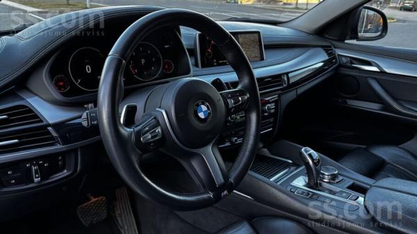 Pelēks BMW X6 2015 Rīga, ar dzinēja tilpumu 3.00 L un nobraukumu 250 tūkst. km par 21700 €, foto 7 vietnē AUTOMOTO.COM.LV