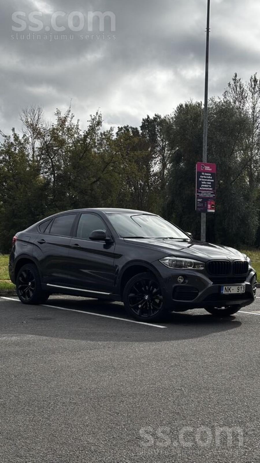 Pelēks BMW X6 2015 Rīga, ar dzinēja tilpumu 3.00 L un nobraukumu 250 tūkst. km par 21700 €, foto 3 vietnē AUTOMOTO.COM.LV