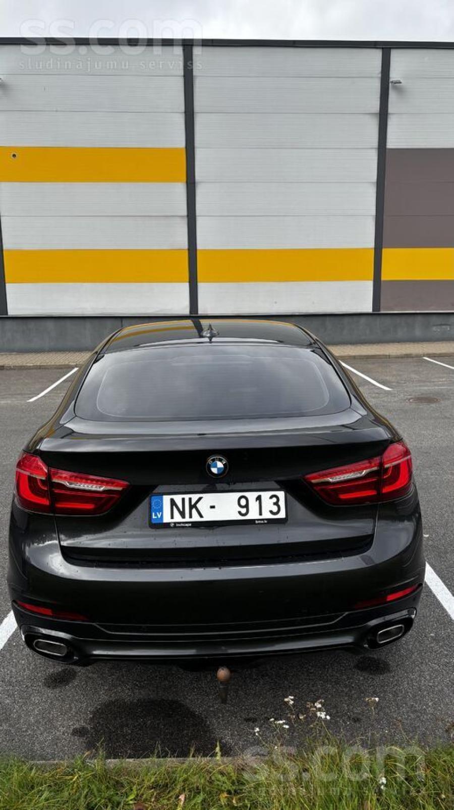 Pelēks BMW X6 2015 Rīga, ar dzinēja tilpumu 3.00 L un nobraukumu 250 tūkst. km par 21700 €, foto 5 vietnē AUTOMOTO.COM.LV