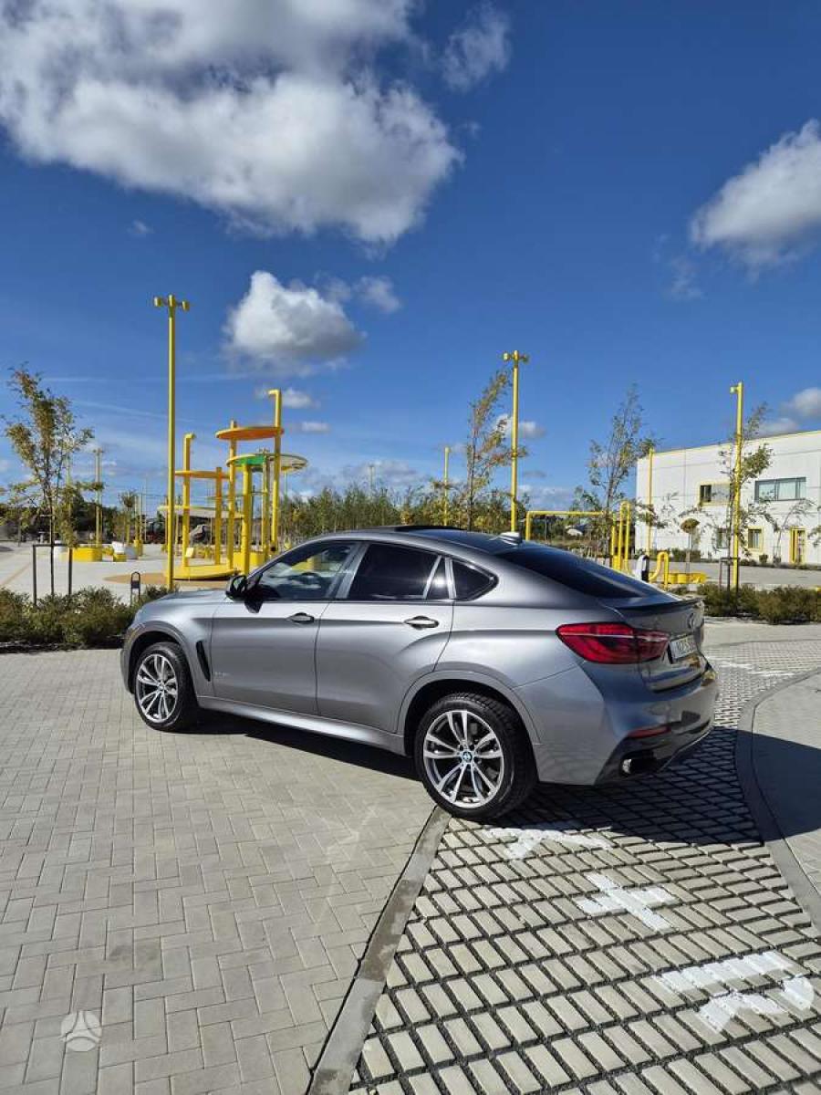 Pelēks BMW X6 2015 Klaipėda, ar dzinēja tilpumu 4.40 L un nobraukumu 187 tūkst. km par 17700 €, foto 3 vietnē AUTOMOTO.COM.LV