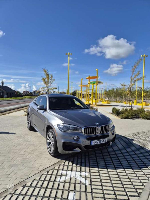 Pelēks BMW X6 2015 Klaipėda, ar dzinēja tilpumu 4.40 L un nobraukumu 187 tūkst. km par 17700 €, foto 10 vietnē AUTOMOTO.COM.LV