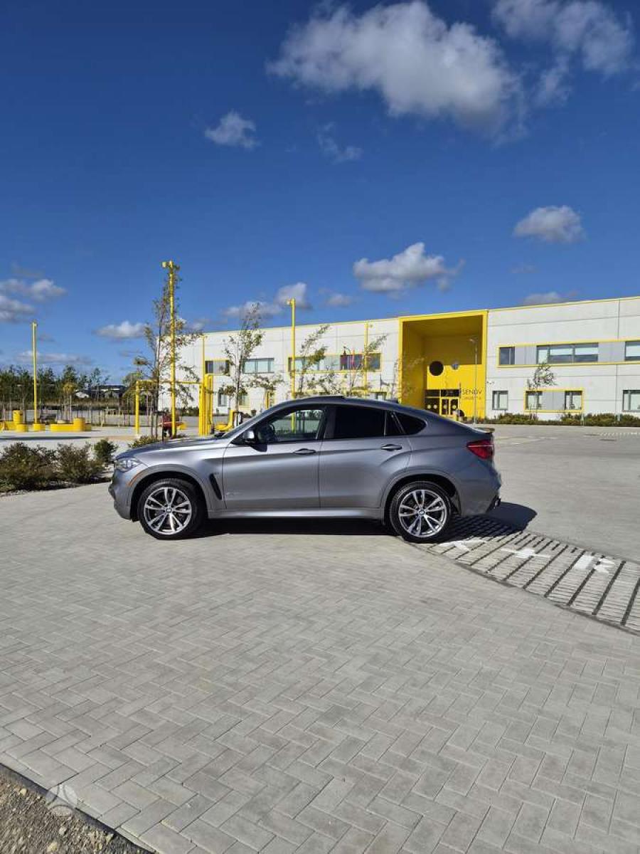 Pelēks BMW X6 2015 Klaipėda, ar dzinēja tilpumu 4.40 L un nobraukumu 187 tūkst. km par 17700 €, foto 14 vietnē AUTOMOTO.COM.LV