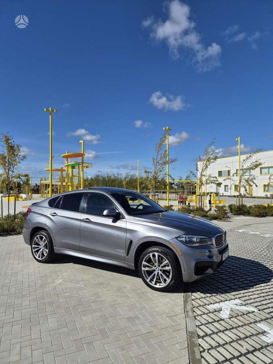 Pelēks BMW X6 2015 Klaipėda, ar dzinēja tilpumu 4.40 L un nobraukumu 187 tūkst. km par 17700 €, foto 22 vietnē AUTOMOTO.COM.LV