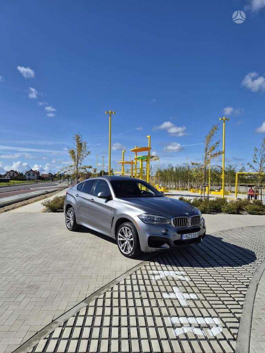 Pelēks BMW X6 2015 Klaipėda, ar dzinēja tilpumu 4.40 L un nobraukumu 187 tūkst. km par 17700 €, foto 23 vietnē AUTOMOTO.COM.LV
