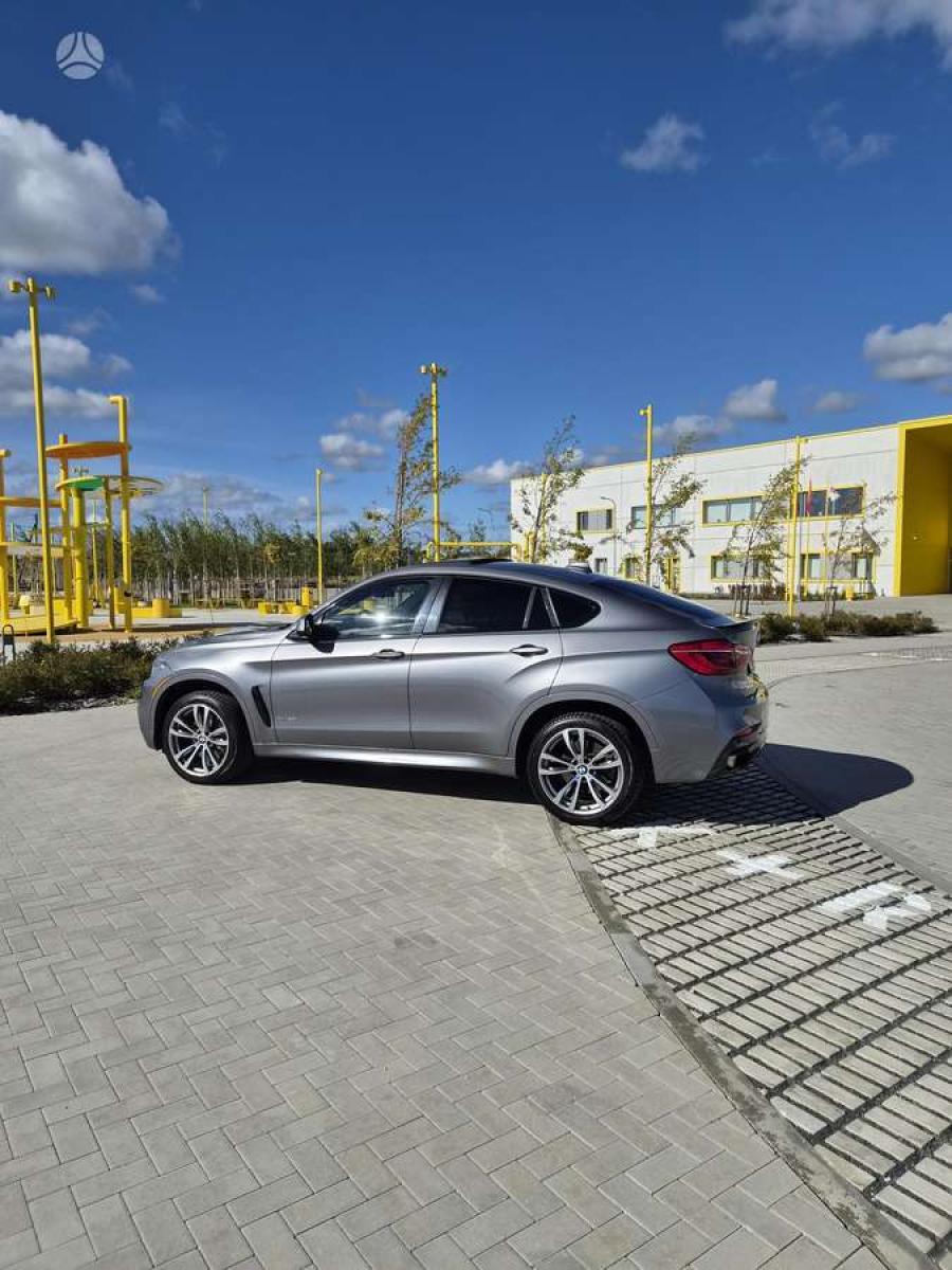 Pelēks BMW X6 2015 Klaipėda, ar dzinēja tilpumu 4.40 L un nobraukumu 187 tūkst. km par 17700 €, foto 26 vietnē AUTOMOTO.COM.LV