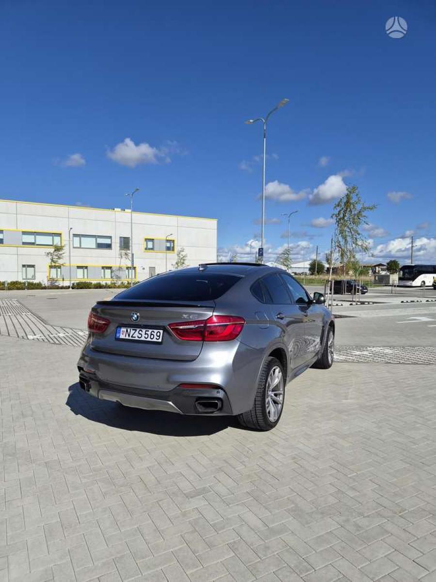 Pelēks BMW X6 2015 Klaipėda, ar dzinēja tilpumu 4.40 L un nobraukumu 187 tūkst. km par 17700 €, foto 30 vietnē AUTOMOTO.COM.LV