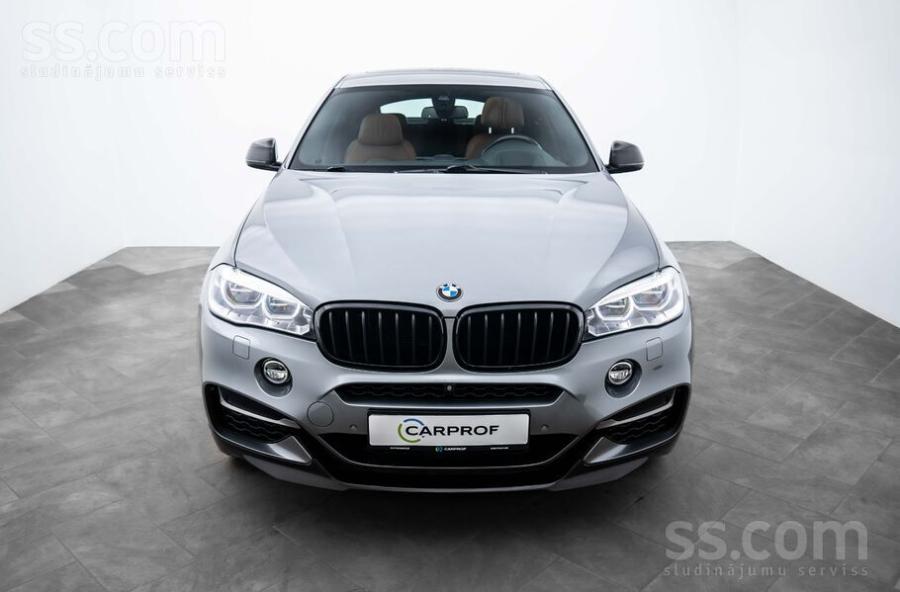 Grey BMW X6 2016 in Tallinn, with an engine capacity of 3.00 L and mileage of 106 thousand km for 31999 €, photo 2 on AUTOMOTO.COM.LV