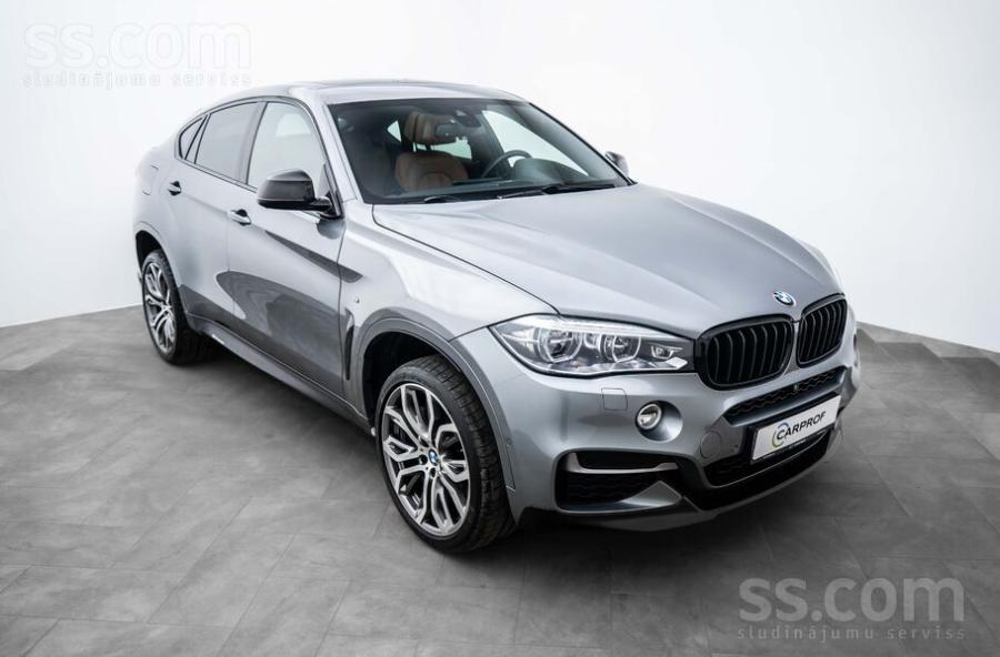 Grey BMW X6 2016 in Tallinn, with an engine capacity of 3.00 L and mileage of 106 thousand km for 31999 €, photo 3 on AUTOMOTO.COM.LV
