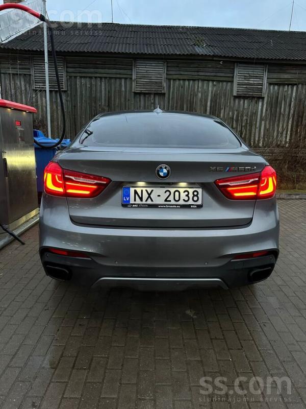 Pelēks BMW X6 2016 Rēzekne, ar dzinēja tilpumu 3.00 L un nobraukumu 298 tūkst. km par 21500 €, foto 2 vietnē AUTOMOTO.COM.LV