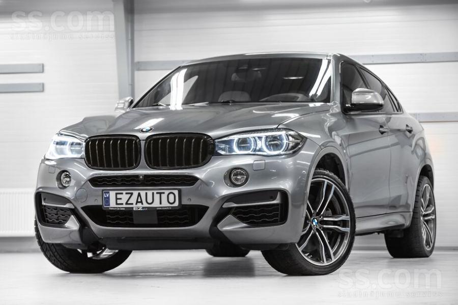 Grey BMW X6 2016 in Tukums, with an engine capacity of 3.00 L and mileage of 0 thousand km for 29990 €, photo 1 on AUTOMOTO.COM.LV