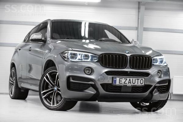 Grey BMW X6 2016 in Tukums, with an engine capacity of 3.00 L and mileage of 0 thousand km for 29990 €, photo 2 on AUTOMOTO.COM.LV