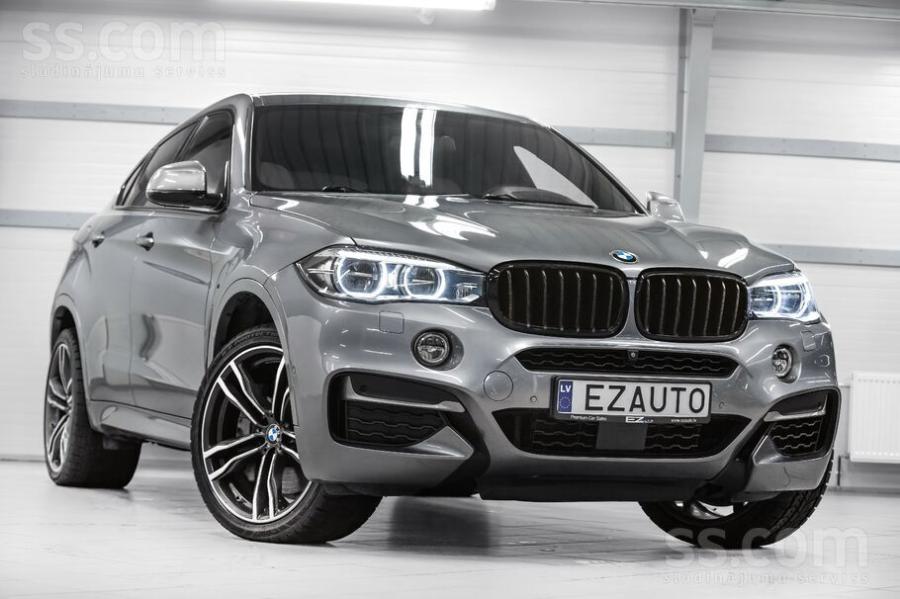 Grey BMW X6 2016 in Tukums, with an engine capacity of 3.00 L and mileage of 0 thousand km for 29990 €, photo 2 on AUTOMOTO.COM.LV