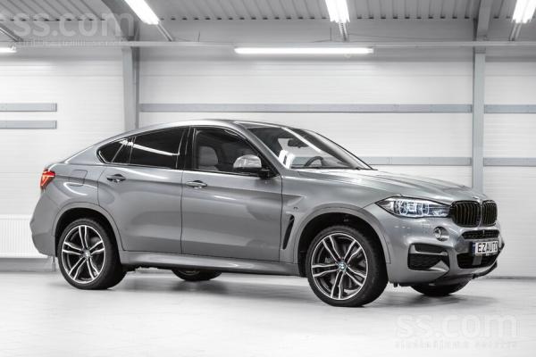 Grey BMW X6 2016 in Tukums, with an engine capacity of 3.00 L and mileage of 0 thousand km for 29990 €, photo 5 on AUTOMOTO.COM.LV