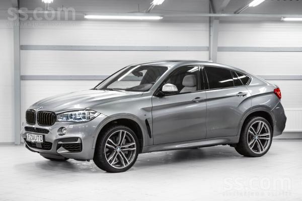 Grey BMW X6 2016 in Tukums, with an engine capacity of 3.00 L and mileage of 0 thousand km for 29990 €, photo 6 on AUTOMOTO.COM.LV