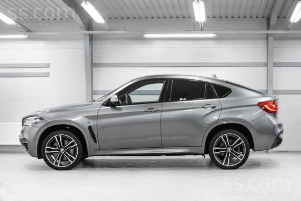 Grey BMW X6 2016 in Tukums, with an engine capacity of 3.00 L and mileage of 0 thousand km for 29990 €, photo 7 on AUTOMOTO.COM.LV
