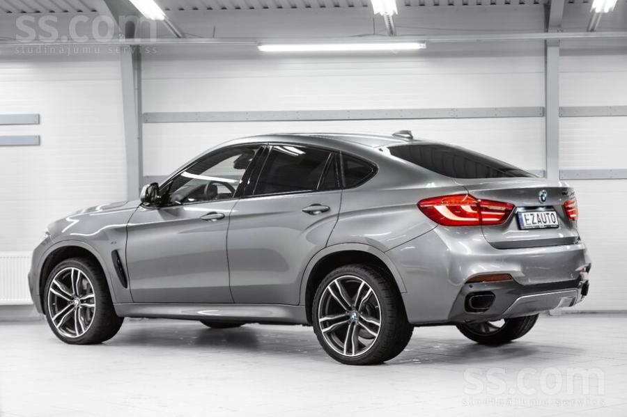 Grey BMW X6 2016 in Tukums, with an engine capacity of 3.00 L and mileage of 0 thousand km for 29990 €, photo 8 on AUTOMOTO.COM.LV