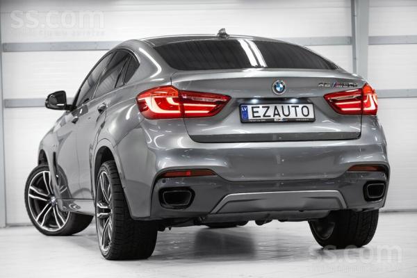 Grey BMW X6 2016 in Tukums, with an engine capacity of 3.00 L and mileage of 0 thousand km for 29990 €, photo 9 on AUTOMOTO.COM.LV