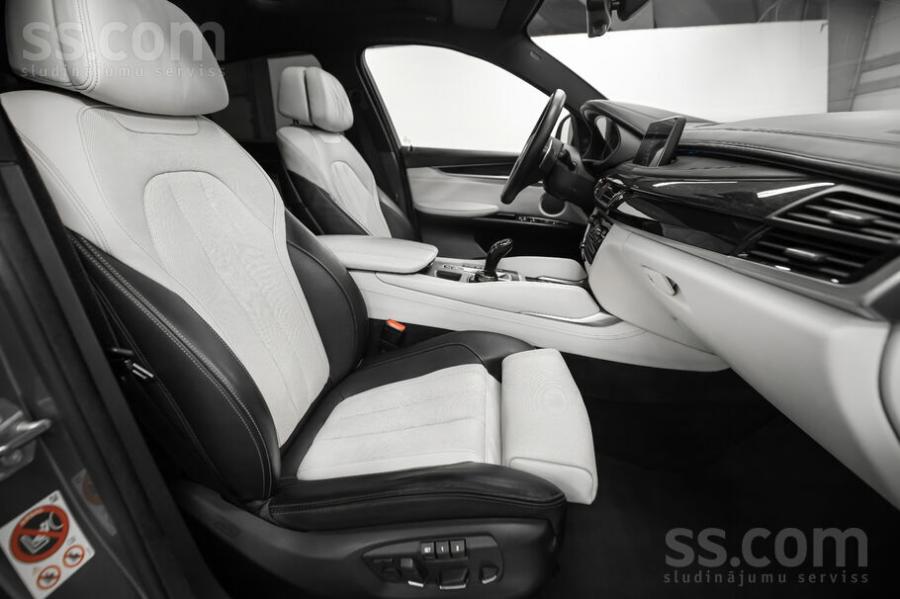 Grey BMW X6 2016 in Tukums, with an engine capacity of 3.00 L and mileage of 0 thousand km for 29990 €, photo 13 on AUTOMOTO.COM.LV