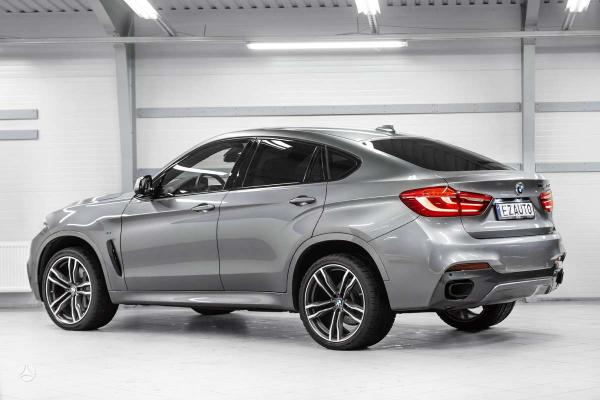 Grey BMW X6 2016 in Tukums, with an engine capacity of 2.99 L and mileage of 212 thousand km for 29990 €, photo 8 on AUTOMOTO.COM.LV