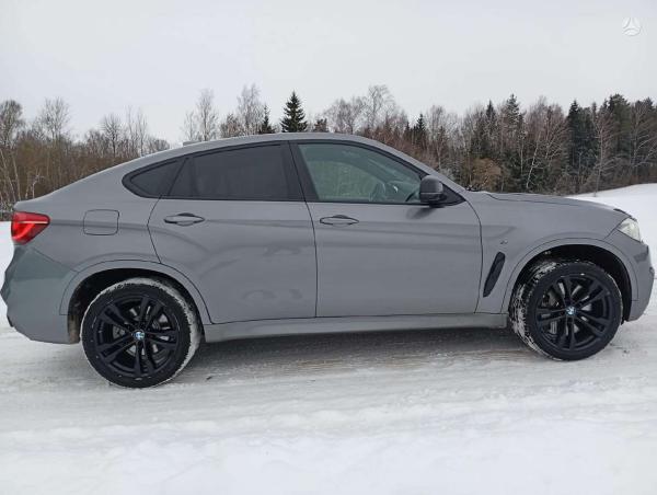 Pelēks BMW X6 2016 Utena, ar dzinēja tilpumu 2.99 L un nobraukumu 251 tūkst. km par 24300 €, foto 5 vietnē AUTOMOTO.COM.LV