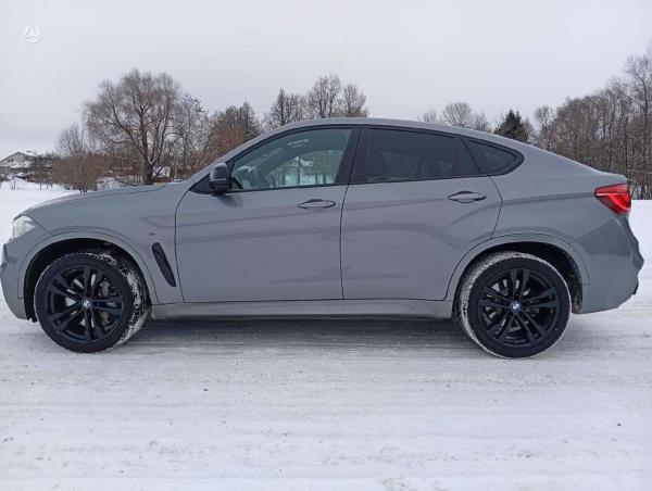 Pelēks BMW X6 2016 Utena, ar dzinēja tilpumu 2.99 L un nobraukumu 251 tūkst. km par 24300 €, foto 6 vietnē AUTOMOTO.COM.LV