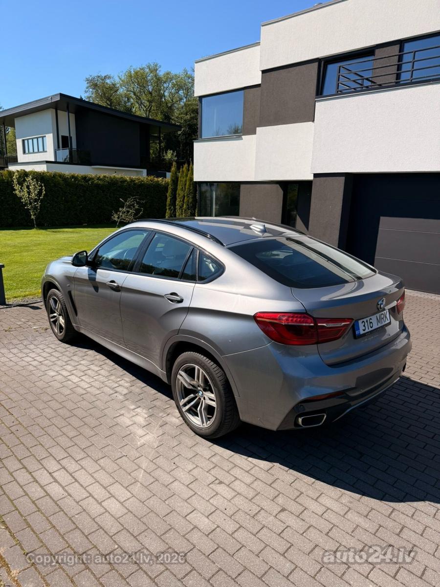 Pelēks BMW X6 2016 Tallina, ar dzinēja tilpumu 3.00 L un nobraukumu 138 tūkst. km par 29600 €, foto 7 vietnē AUTOMOTO.COM.LV