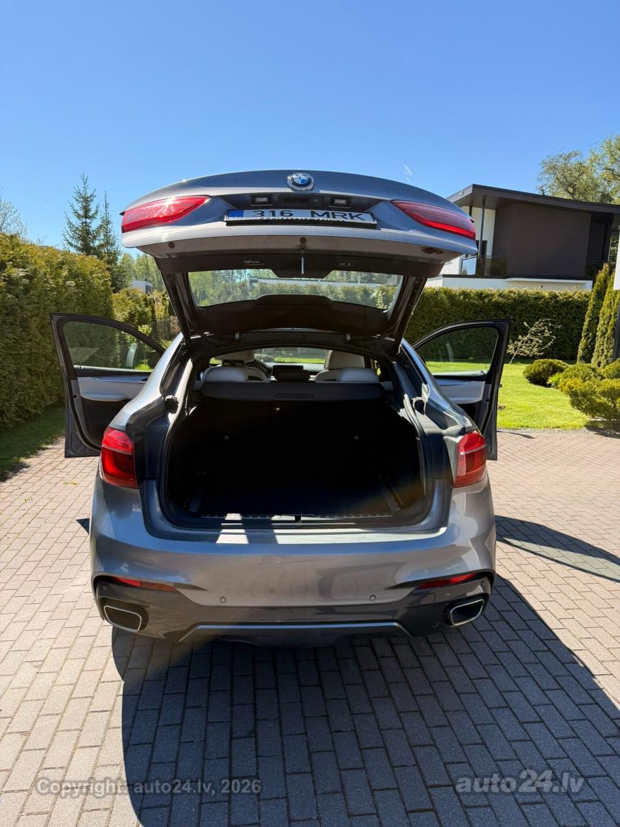 Pelēks BMW X6 2016 Tallina, ar dzinēja tilpumu 3.00 L un nobraukumu 138 tūkst. km par 29600 €, foto 11 vietnē AUTOMOTO.COM.LV