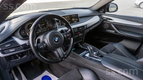 Pelēks BMW X6 2016 Rīga, ar dzinēja tilpumu 3.00 L un nobraukumu 306 tūkst. km par 21190 €, foto 10 vietnē AUTOMOTO.COM.LV