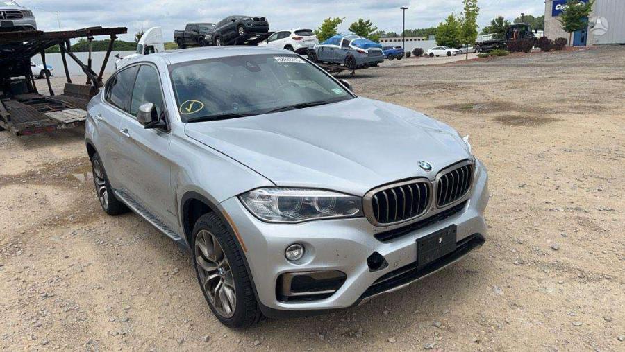 Grey BMW X6 2016 in Taurage, with an engine capacity of 2.98 L and mileage of 133 thousand km for 14250 €, photo 1 on AUTOMOTO.COM.LV