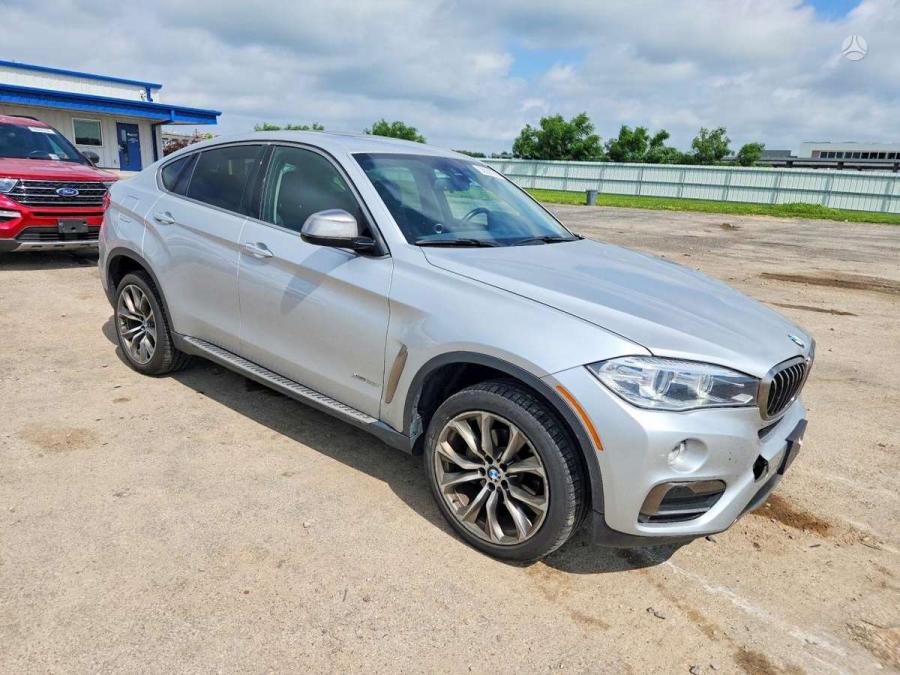 Grey BMW X6 2016 in Taurage, with an engine capacity of 2.98 L and mileage of 133 thousand km for 14250 €, photo 6 on AUTOMOTO.COM.LV