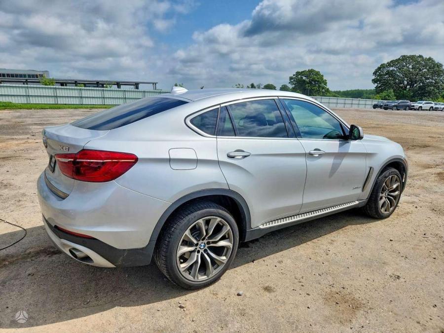 Grey BMW X6 2016 in Taurage, with an engine capacity of 2.98 L and mileage of 133 thousand km for 14250 €, photo 13 on AUTOMOTO.COM.LV
